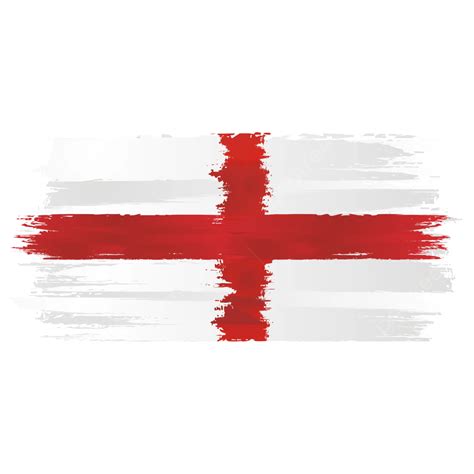 Trazos De Pincel De Bandera De Inglaterra Vector Png Inglaterra