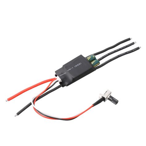 LYWS High Speed Three Phase DC V Brushless Hallless BLDC Controller ESC W Potentiometer