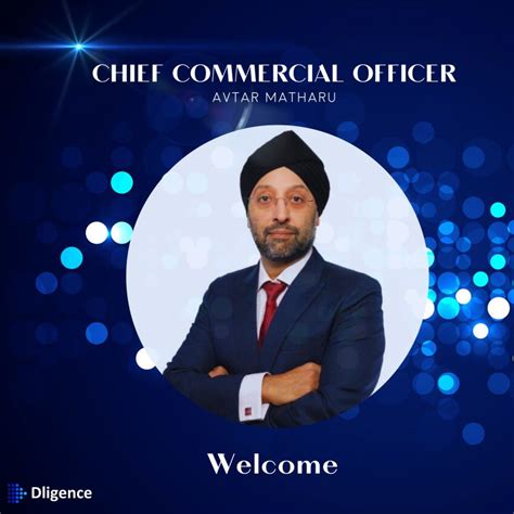 I Am Excited To Welcome Avtar Matharu To Our Team At Dligence Our