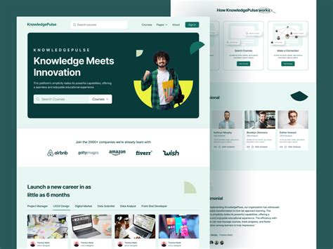 Elearning Website Design Lms Figma