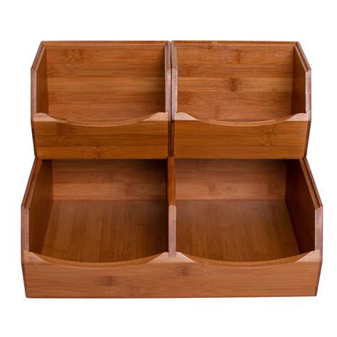Costcos 3 Piece Wooden Stackable Bin Set Has Fans Buying 2 At A Time