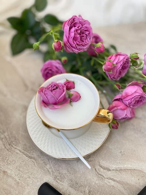 Rosa De Té Foto Premium