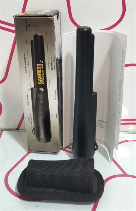 DETECTOR DE METALES DE MANO GARRET PRO POINTER II CON CAJA Nolotire