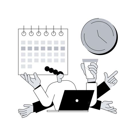 Premium Vector Productivity Abstract Concept Vector Illustration