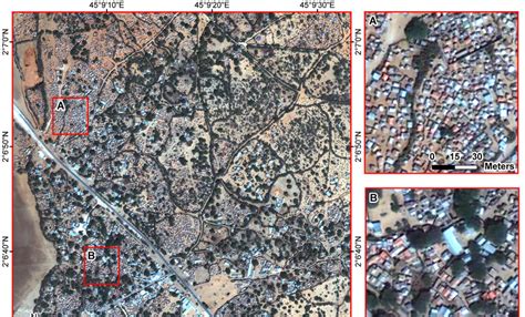 Pan Sharpened Geoeye Image M Spatial Resolution True Color