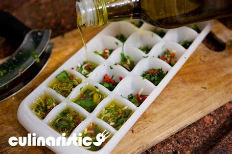 Cubos de ervas e azeite Culinarístico