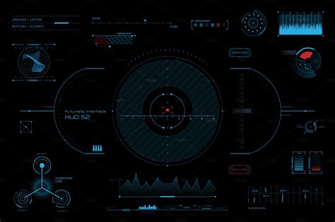 Futuristic Interface Ui Hud Technology Illustrations ~ Creative Market