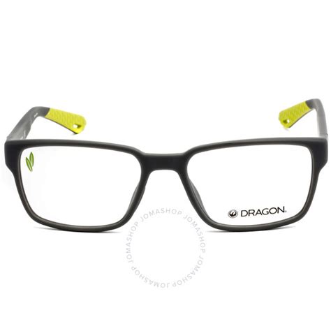 Dragon Mens Grey Square Eyeglass Frames Dr500302055 886895441674