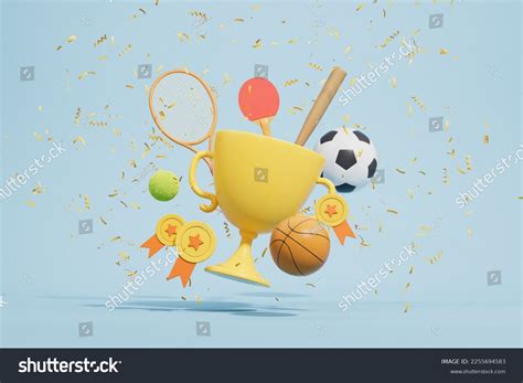 3d Rendering Sprots Trophy Picture Stock Illustration 2255694583 Shutterstock
