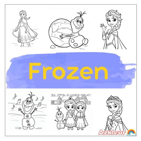 Kleurplaat Frozen Gratis Printen 2025