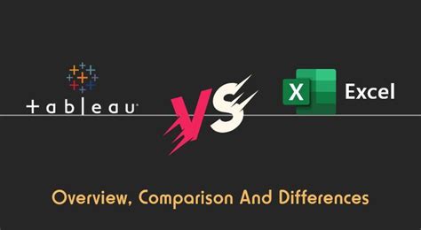 Tableau Vs Excel Overview Comparison And Differences