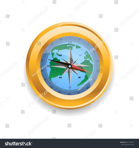 Compas Vector Illustration Eps 10 Vector Stock Vector Royalty Free