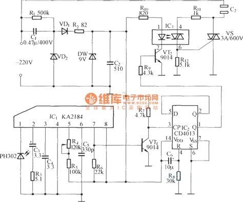 Opto Coupler Infrared Remote Control Power Supply Outlet Circuit