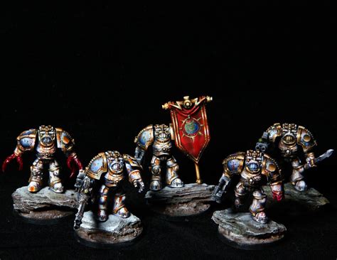 Warhammer 30k World Eaters Terminators Horus Heresy Magnetised Bases Ebay