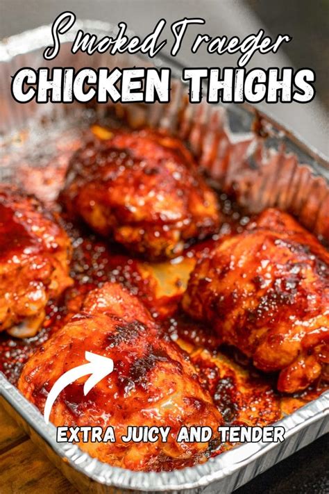 Traeger Smoked Chicken Thighs Simply Meat Smoking