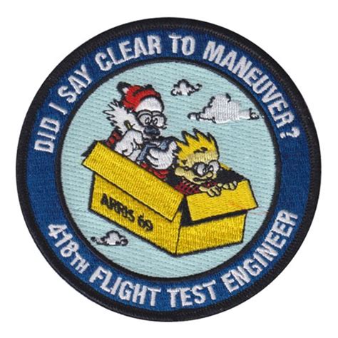 418 Flts Engineer Patch 418th Flight Test Squadron Patches