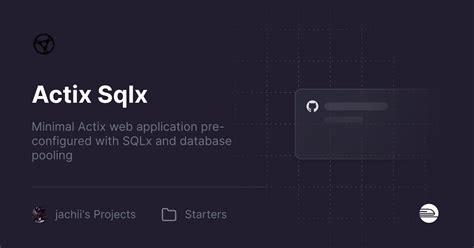 Deploy Actix Sqlx On Railway Railway