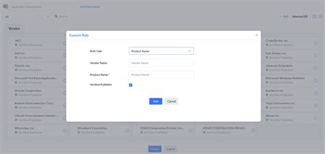 Create Custom Rule For Applications Manageengine Application Control Plus
