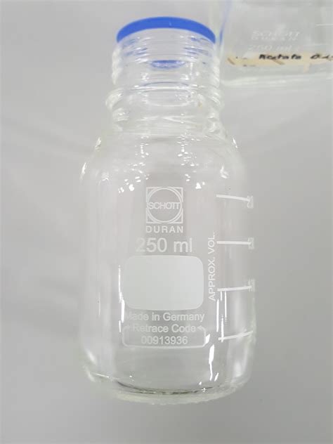 63x Lab Glassware Duran Bottles Glass 250ml Schott No Lids