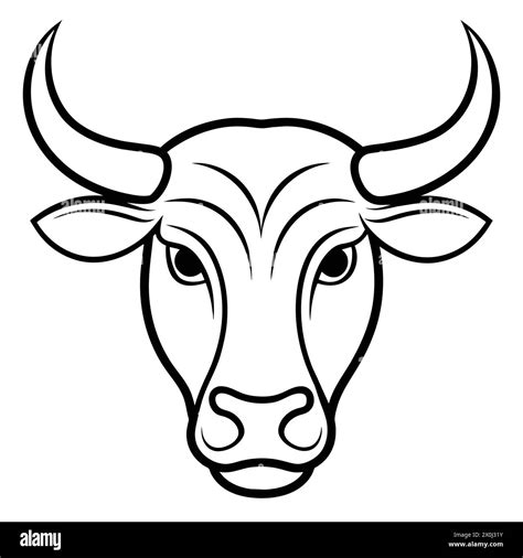 Strong Bull Head Illustrations Ideal For Sports Team Logos