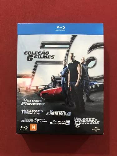 Blu ray Box Velozes E Furiosos Coleção Filmes MercadoLivre