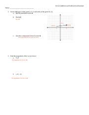 Vector Addition And Subtraction Magnitude And Graphing Course Hero