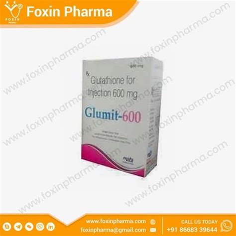 Glumit Glutathione Injection Packaging Type Box At ₹ 1650 Vial In Nagpur