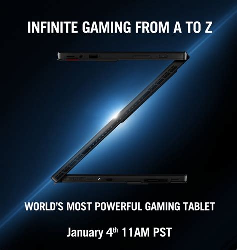 ASUS ROG Flow Z Tablet Launch Date Announced Claims To Be The Most Powerful Gaming Tablet Yet