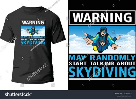 Warning May Randomly Start Talking About Stock Vector Royalty Free