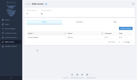 managing apache kafka connect via kowl r apachekafka