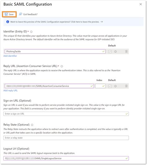 how to configure saml 2 0 for microsoft azure knowledge base