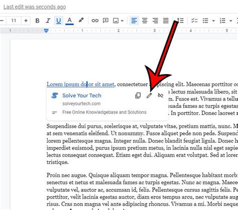 How to Edit a Hyperlink in Google Docs - Solve Your Tech