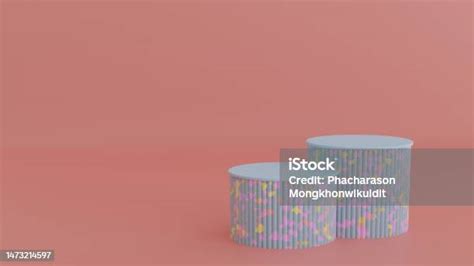 3d 제품은 기하학적 플랫폼이 있는 연단 장면을 표시합니다 3d 실린더 스탠드 연단 상업적 배경 현대적인 미니멀 디자인의 기하학적 형태 3d 렌더링 0명에 대한 스톡 사진