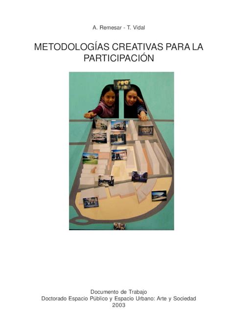 PDF METODOLOGÍAS CREATIVAS PARA LA PARTICIPACIÓN DOKUMEN TIPS