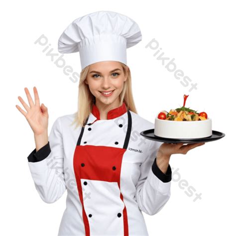 Beautiful Female Chef Cap And Chef Hat Png Images Png Free Download Pikbest