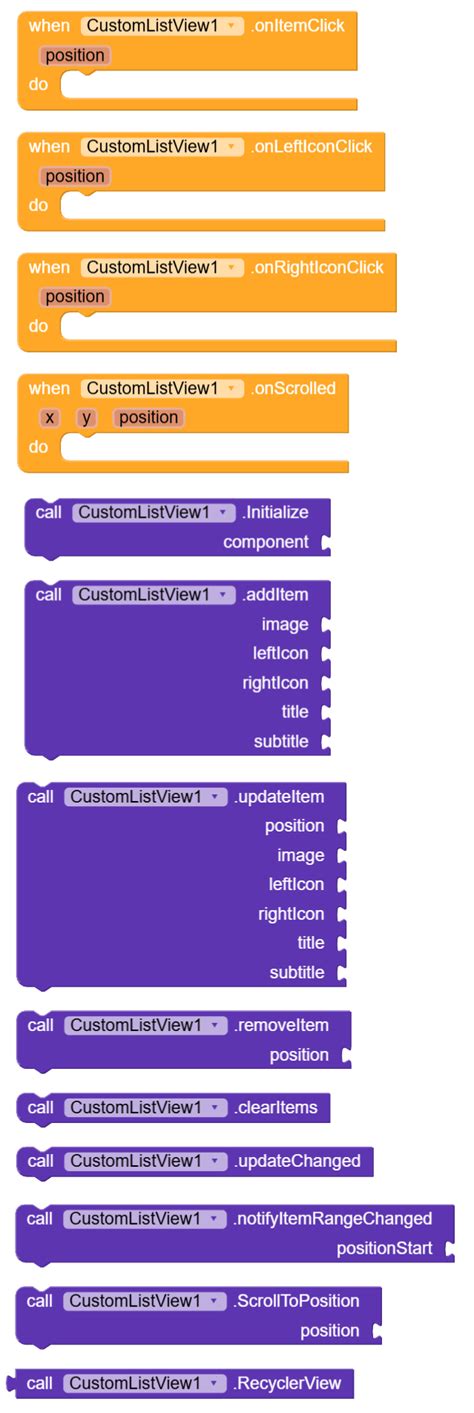 Custom Listview Extension Deephost Extension