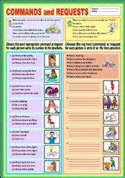 Classroom Commands Phrases ESL Worksheet By Jholley