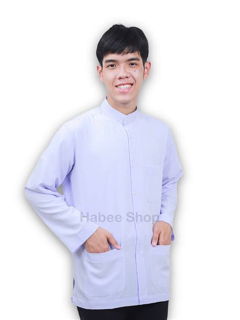 🔥เสื้อกูรง🔥นักเรียน ปอเนาะห์ ฟัรฎูอีน แขนยาว ผ้าพรีสกรีน มีไซส์ตั้งแต่