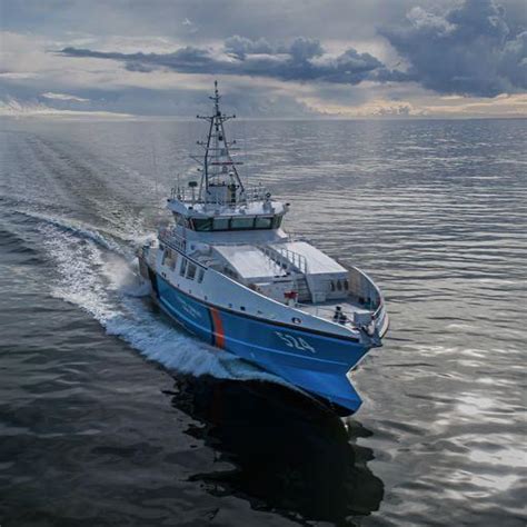 Първи поглед към новия кораб на Гранична полиция