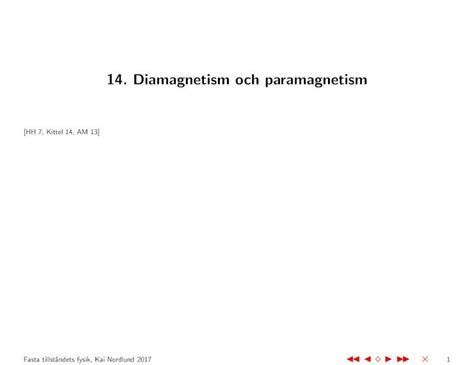 Pdf 14 Diamagnetism Och Paramagnetism Dokumen Tips