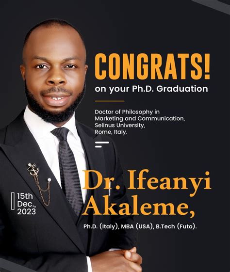 Ifeanyi Inspires Phd On Linkedin Muse Success 12 Comments