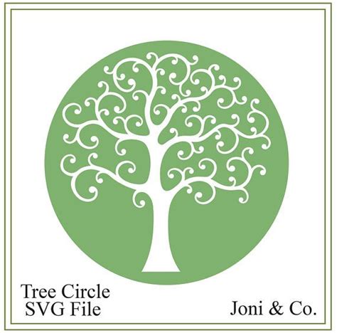 The Logo For Tree Circle Svg File