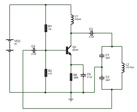 Colpitts Oscillator Based Search Coil Ee Diary