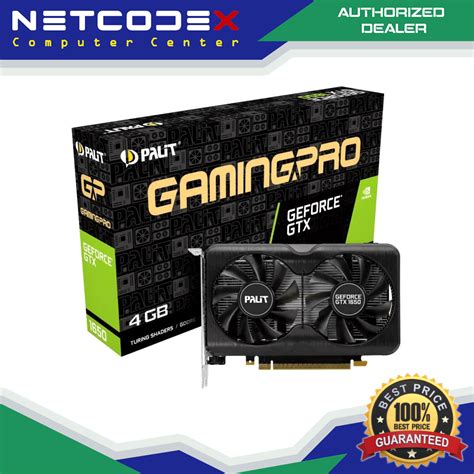 Netcodex.ph: Palit GTX1650 Gaming Pro 4G GDDR6 128BIT 2XDP/HDMI DUAL ...