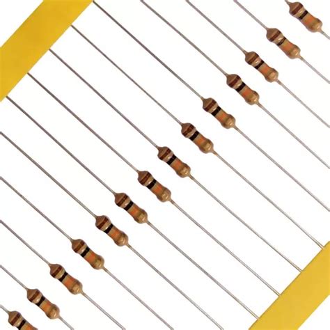 Resistor 10k Ohms 100 Unidades 1 4w Arduíno Prototipagem Frete Grátis