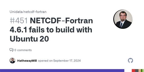 Netcdf Fortran 461 Fails To Build With Ubuntu 20 · Issue 451 · Unidatanetcdf Fortran Will H