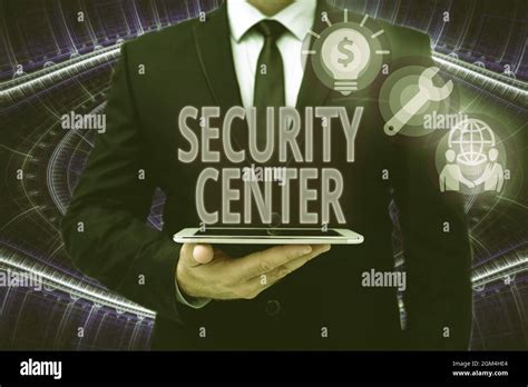 Conceptual Caption Security Center Internet Concept Centralized Unit