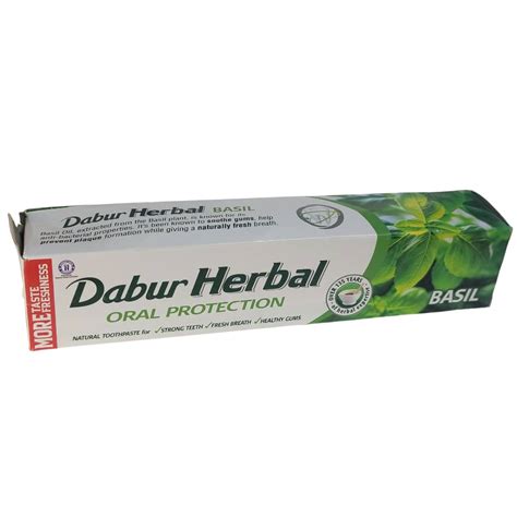 Dabur Herbal Basil Toothpaste 130g From A To Z