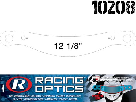 Racing Optics 10208cp Perimeter Seal Clear Tearoffs For Bell Zamp Rjs
