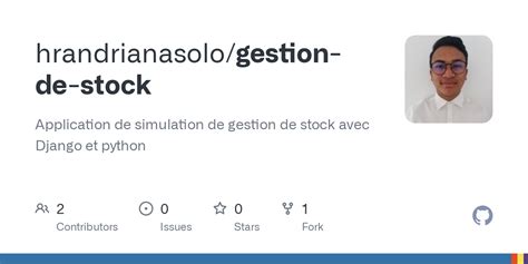 Github Hrandrianasologestion De Stock Application De Simulation De Gestion De Stock Avec